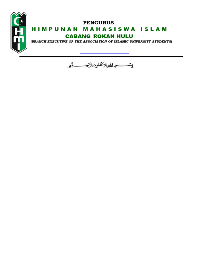 Surat Pemecatan Kader Hmi - ROHUL | PDF