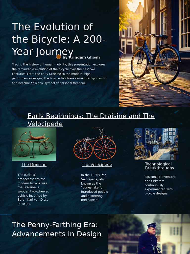 The Evolution of The Bicycle A 200 Year Journey | PDF | Cycle Types ...