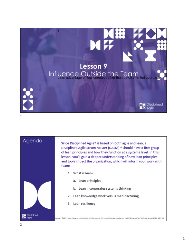 Lesson - 9 Dasm | PDF | Project Management | Agile Software Development