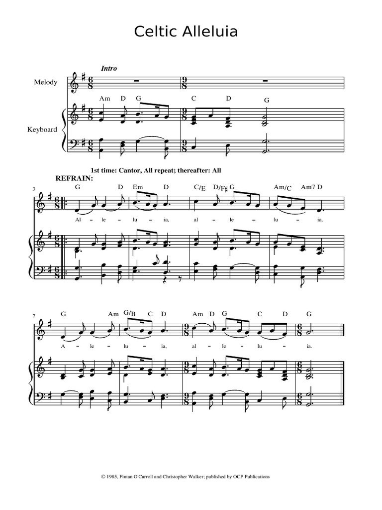 Celtic Alleluia | PDF