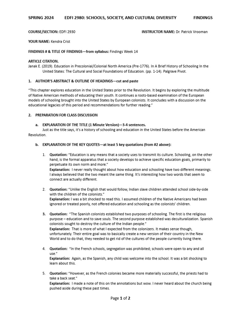 Template - FINDINGS 2 | PDF