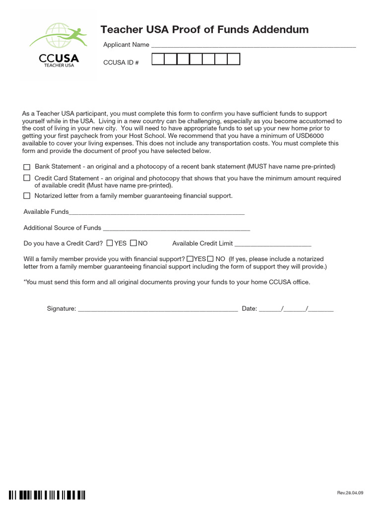 Proof of Funds | PDF