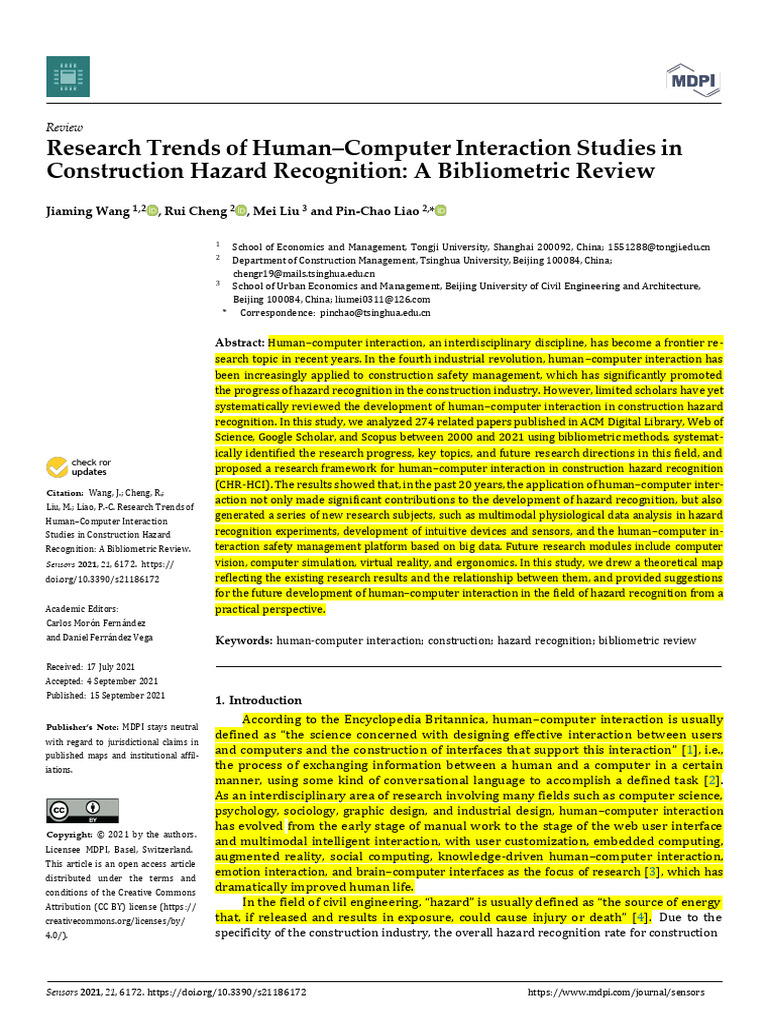 Jiaming Wang 1, Rui Cheng 2, Mei Liu 3, Pin-Chao Liao 2. - Ergonomic ...