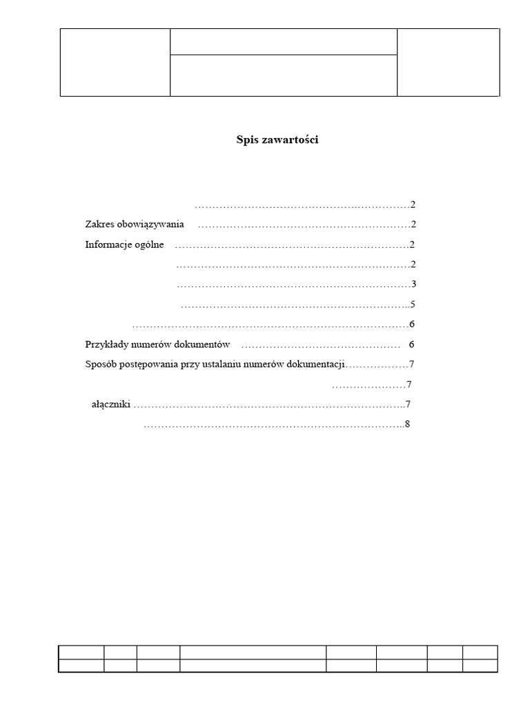 Z2 Z5 6110 Procedura Numerowania Dokumentacjipdf | PDF