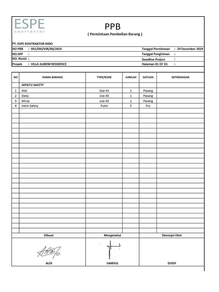 PPB 001 Villa Jlarem Residence | PDF