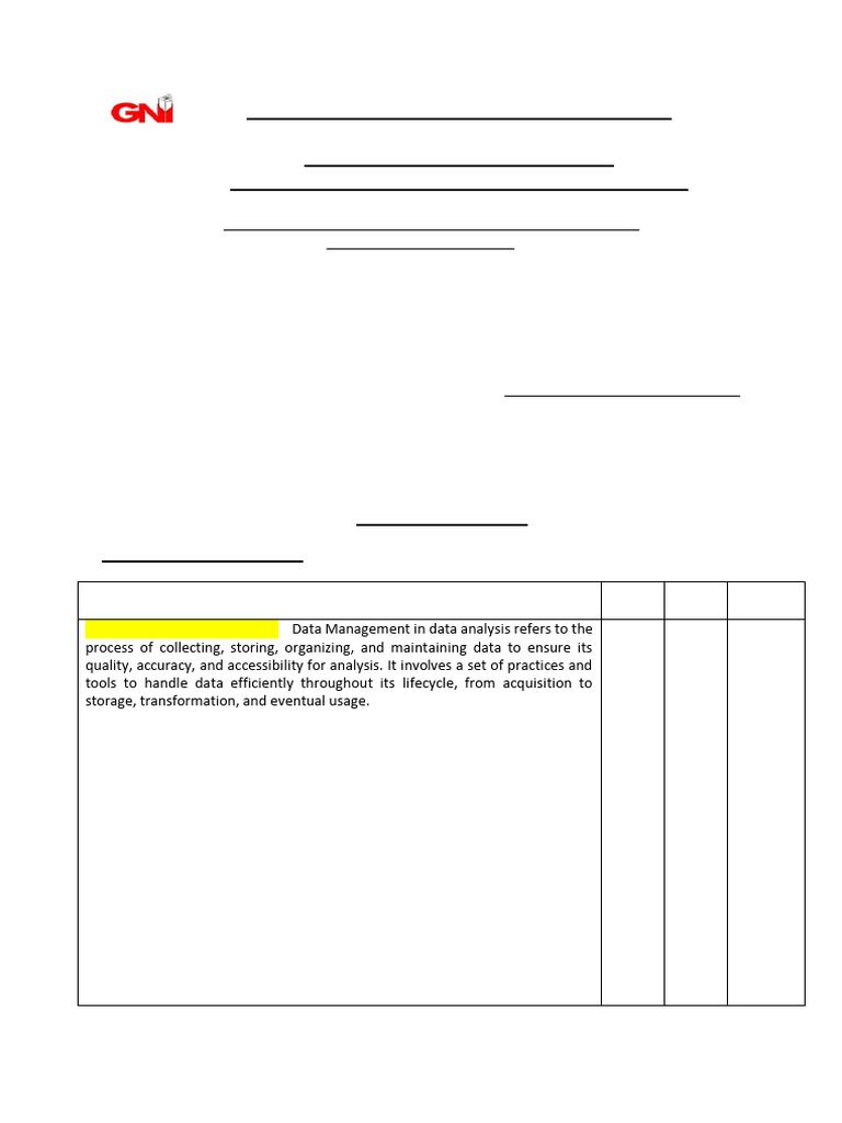 Data Analytics Question Bank | PDF | Data Analysis | Databases