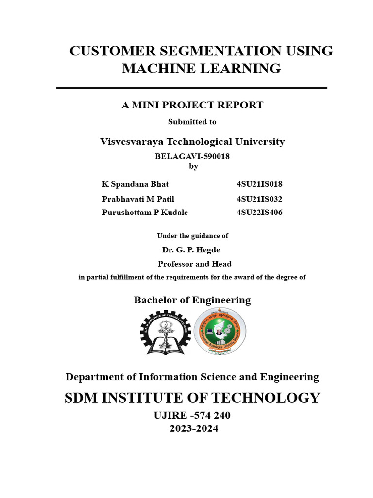 Customer Segmentation with Machine Learning | PDF | Market Segmentation | Analytics