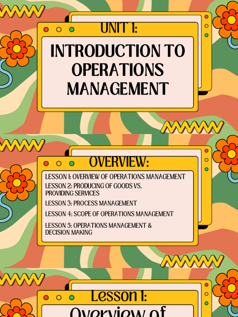 Operations Management Insights | PDF | Operations Management | Inventory