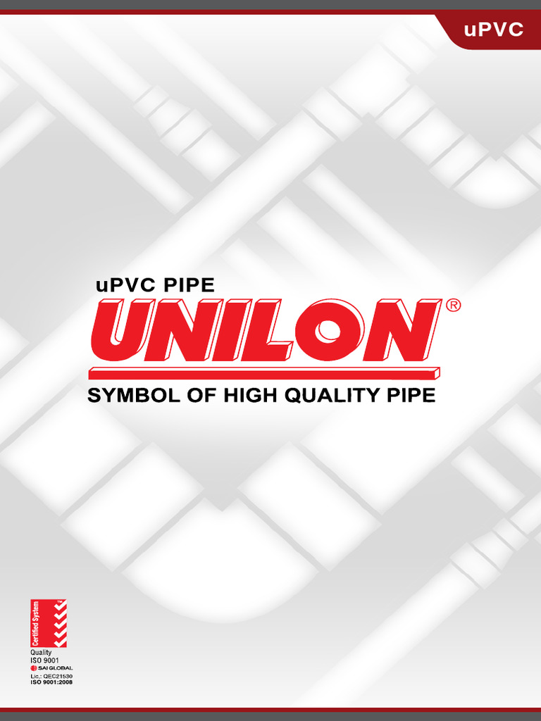 Pipa PVC Unilon | PDF | Polyvinyl Chloride | Products Of Chemical Industry