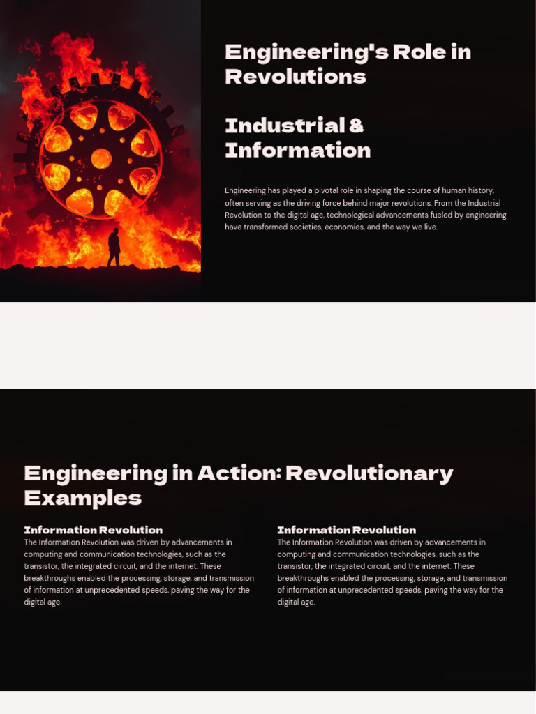 Engineering's Impact on Major Revolutions | PDF | Information Age ...