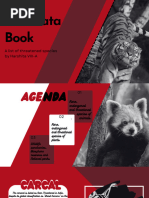 Red Data Book: Endangered Species Guide | PDF