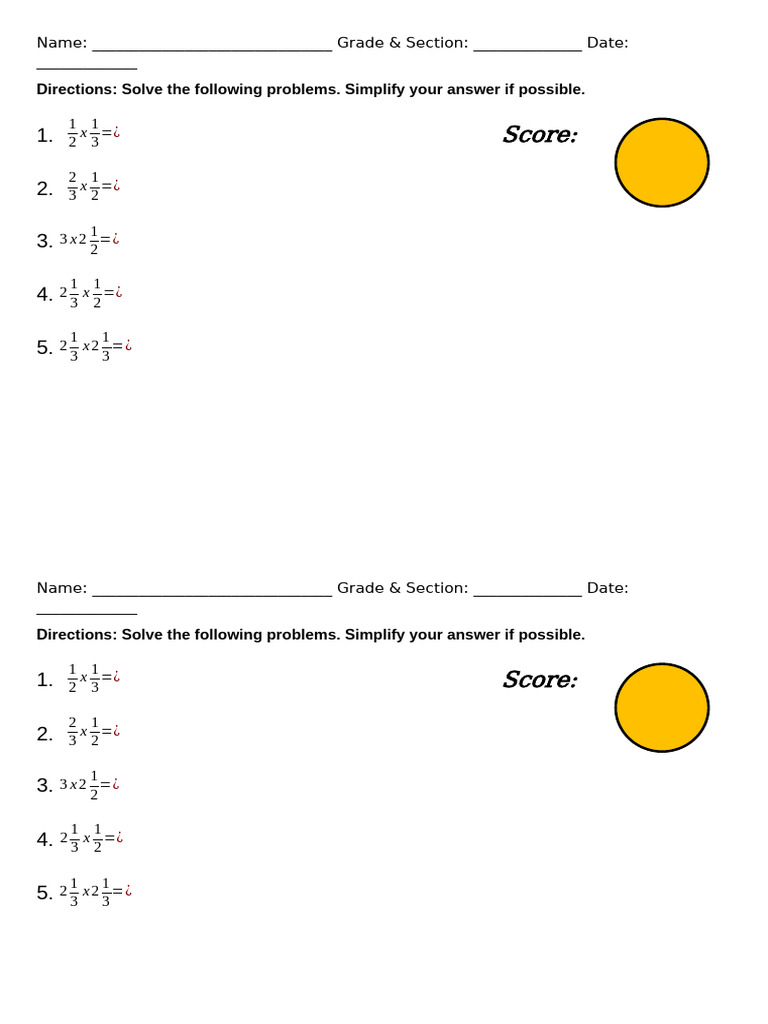 Evaluation Math 6 Cot | PDF