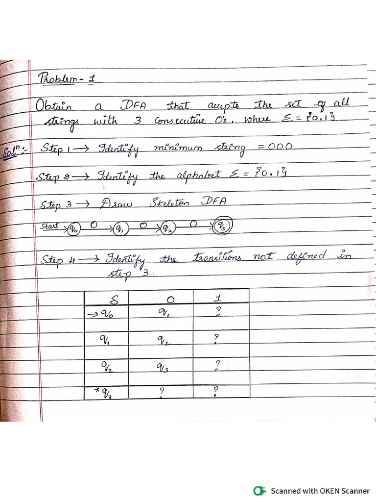TOC Assignment 1 | PDF