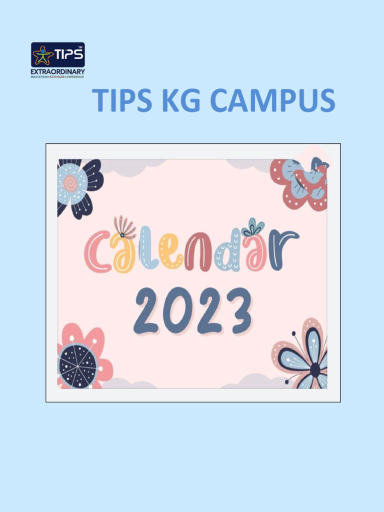 KG Campus Events Calendar 2023-2024 | PDF | Holidays | Easter