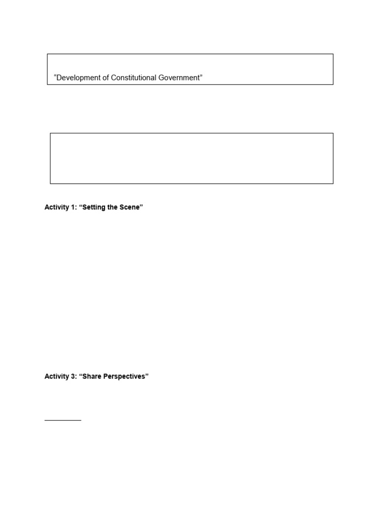 Analyzing Constitutional Limits on Government | PDF | United States ...