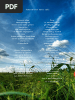 Letra de "Yo Te Extrañaré" - Tercer Cielo | PDF