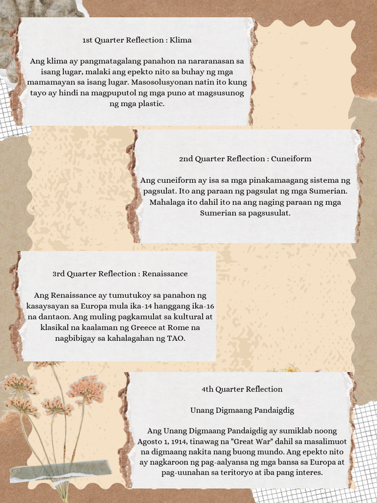 Beige Vintage Empty Flower Scrapbook Paper A4 Document_20250126_115329 ...