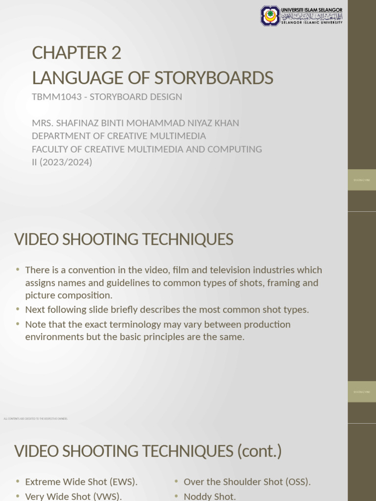 Video Shooting Techniques Explained | PDF | Composition (Visual Arts ...