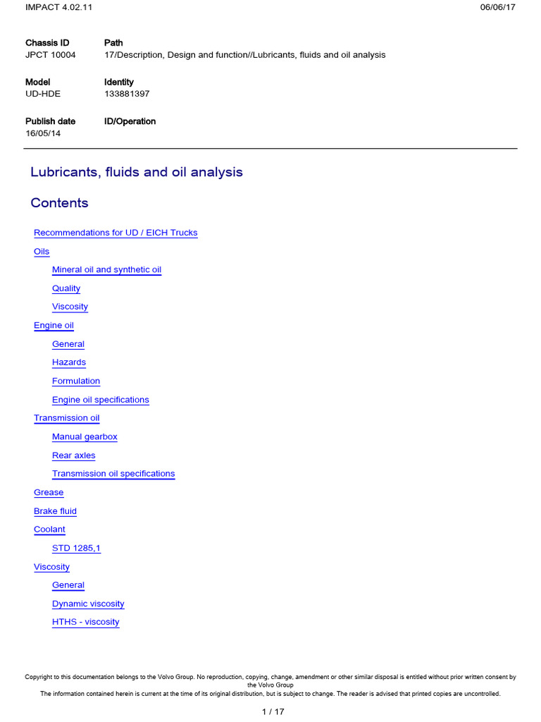 Lubricants, Fluids and Oil Analysis | PDF | Motor Oil | Diesel Engine