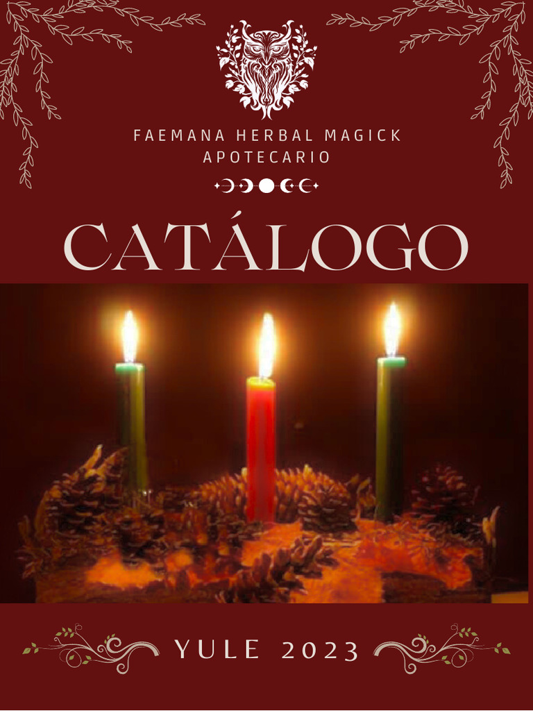 Faemana-Herbal-Magick-Catálogo-YULE | PDF | Perfume | Lavandula