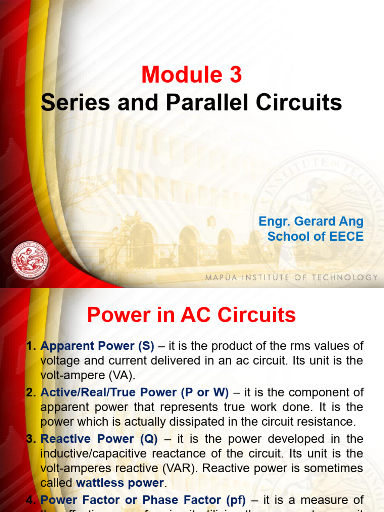 AC Circuit Power Analysis and Calculations | PDF | Ac Power | Inductor