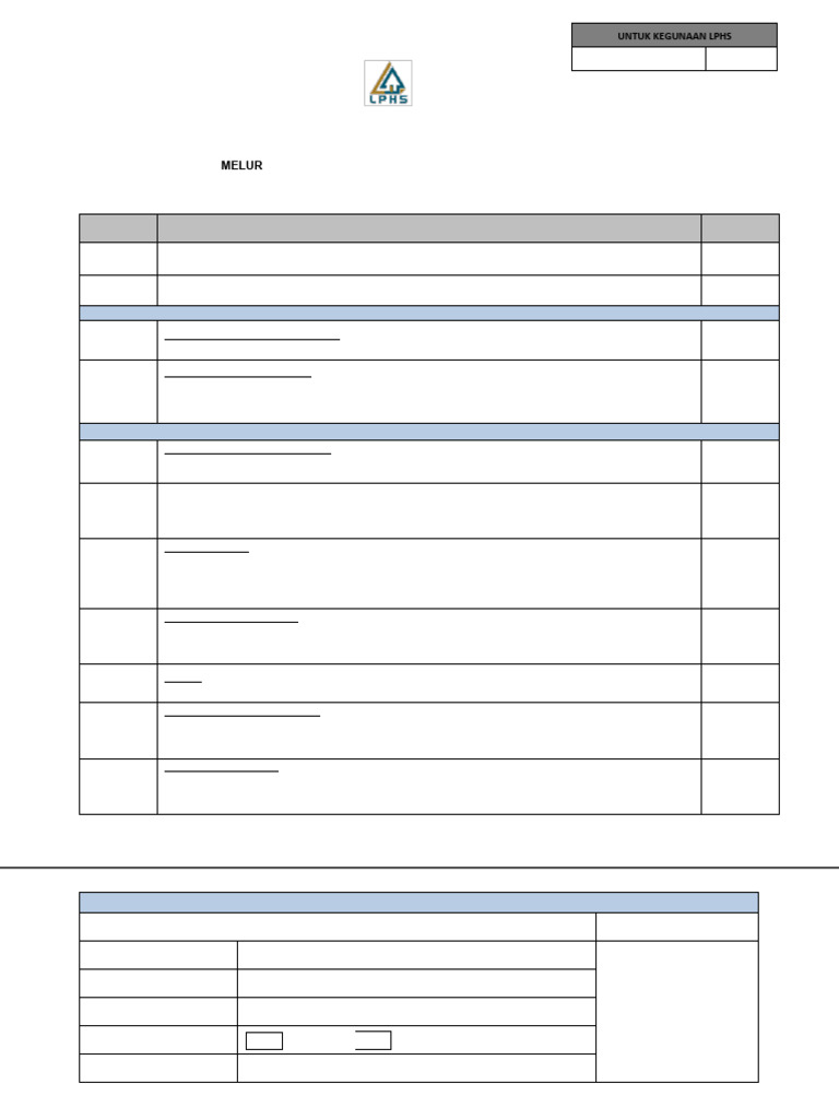 LPHS Document Check List | PDF