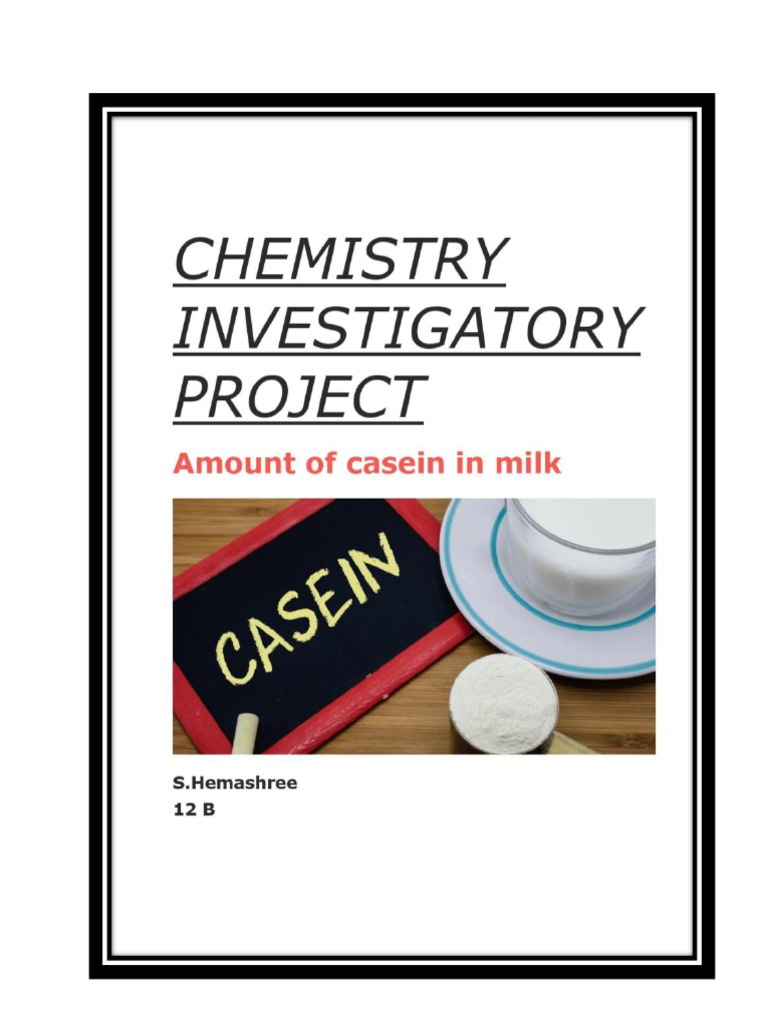 Chemistry Project | PDF