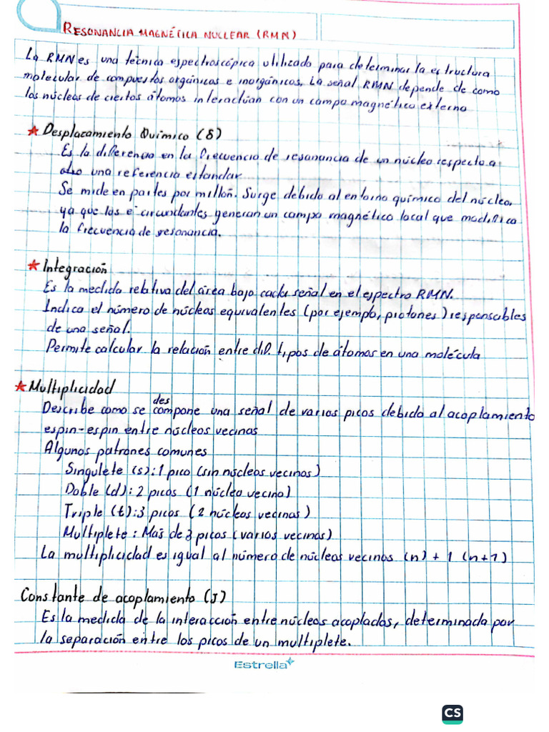 RMN Conceptos | PDF