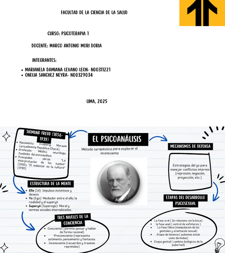 Organizador Visual - Psicoanalisis | PDF | Psicoanálisis | Mente inconsciente