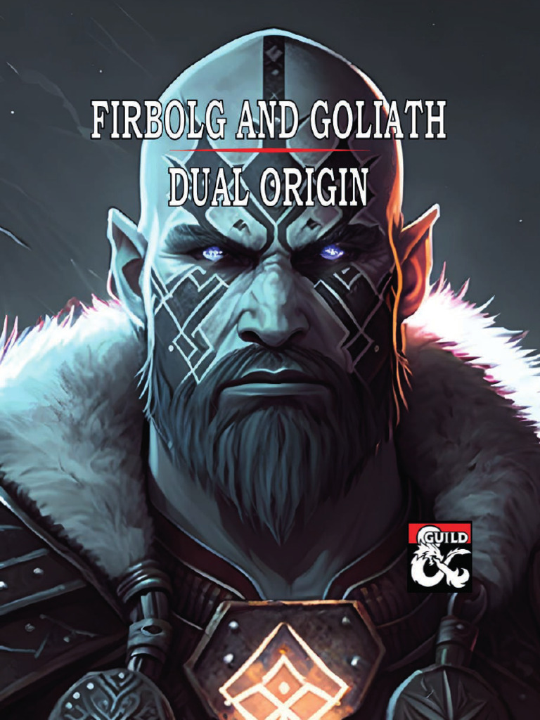 COLT Firbolg and Goliath | PDF | Cost Of Living | Dungeons & Dragons