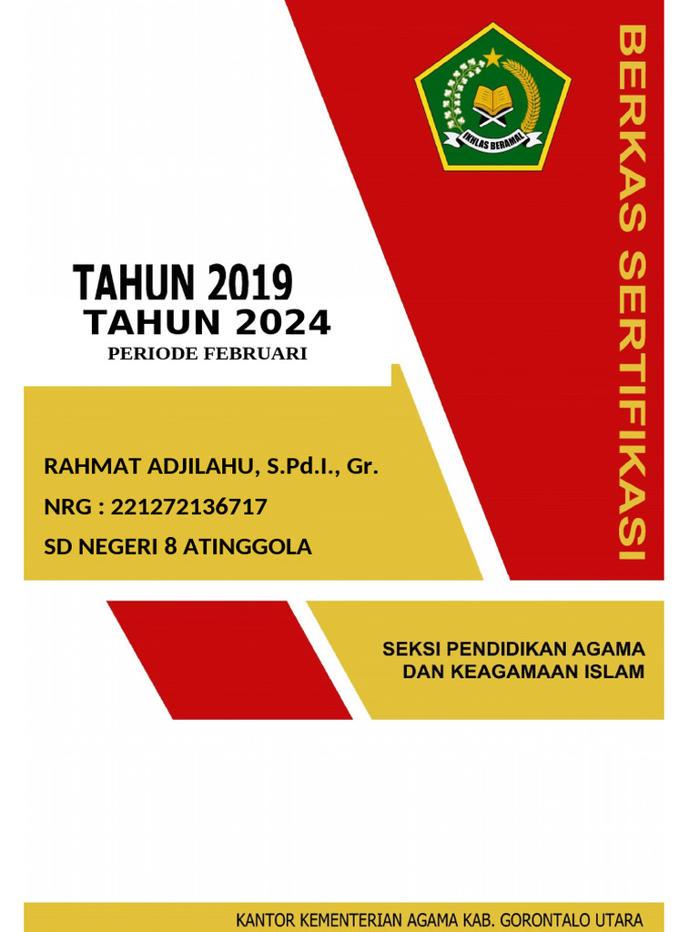Cover Berkas TPG 2024 | PDF