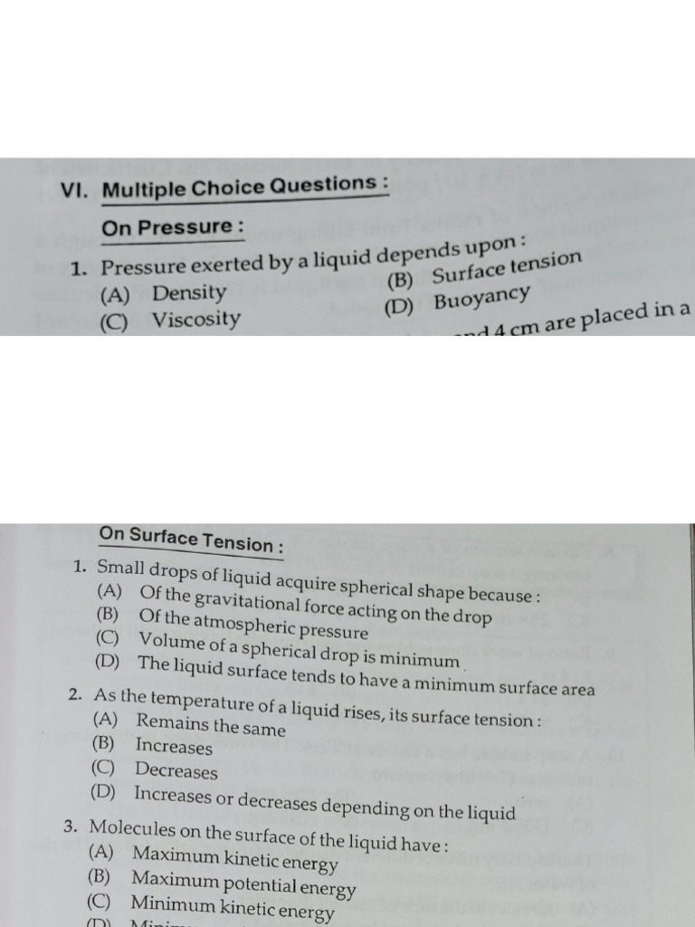 Fluids Revision | PDF