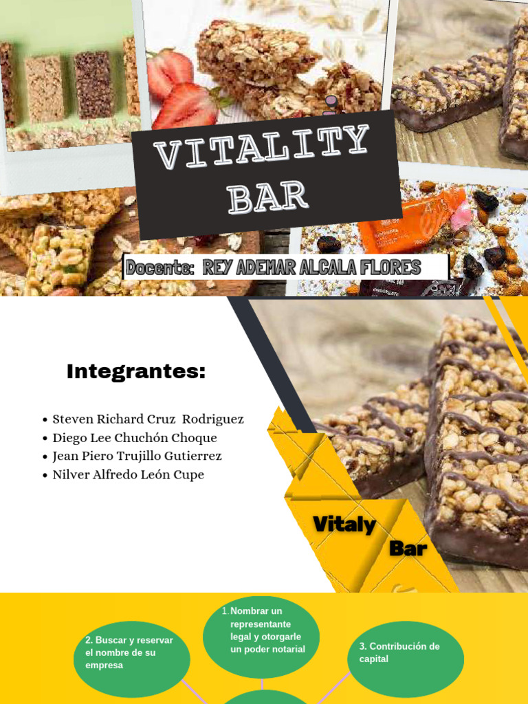 Guía para Formalizar Vitality Bar | PDF | Nutrición | Dieta y nutrición