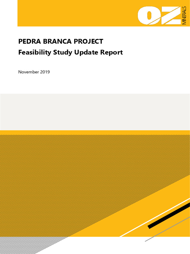 Pedra Branca Project, Carajas | PDF | Mining | Ore