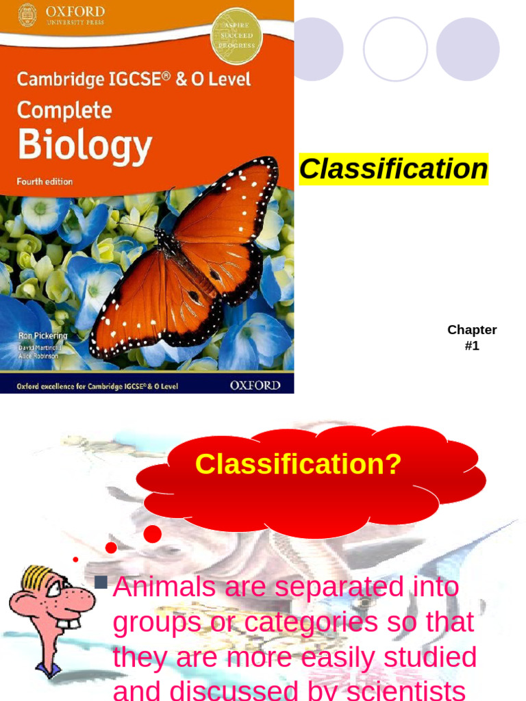 Classification PPT46543653 | PDF | Biology | Zoology