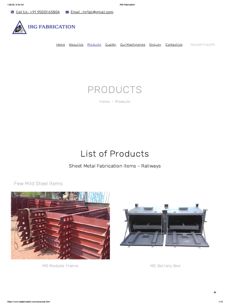 IRG Fabrication | PDF | Mechanical Engineering