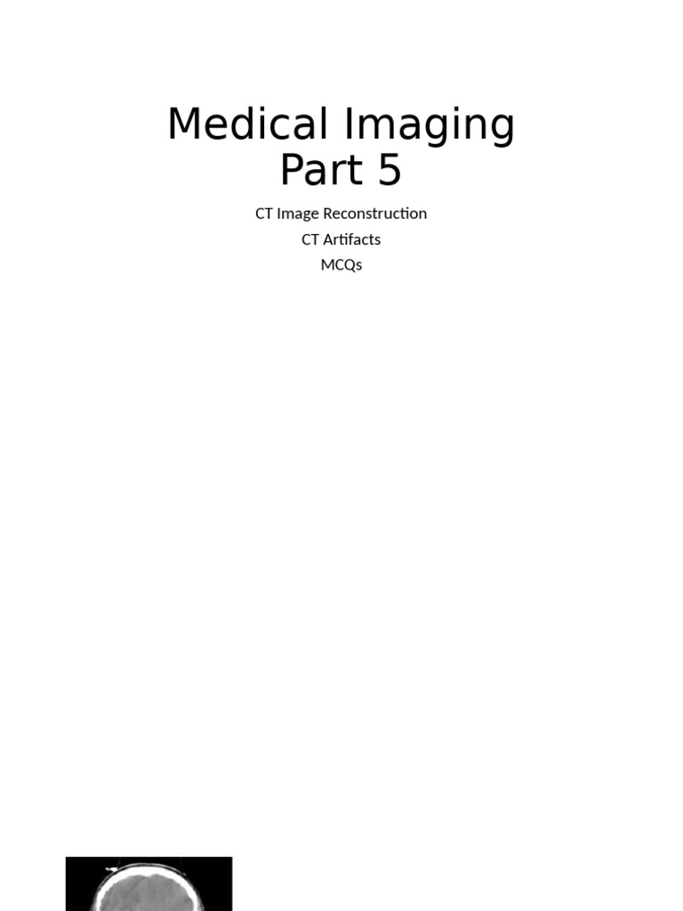 1315937-Medical Imaging - 5 | PDF