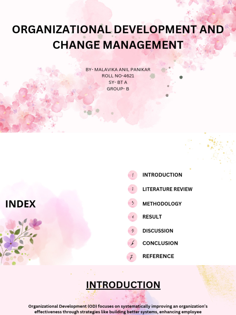 Organizational Development & Change Management | PDF | Mentorship ...