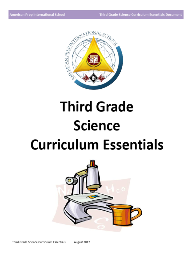 3rd Grade Science Curriculum | PDF | Science | Scientific Method