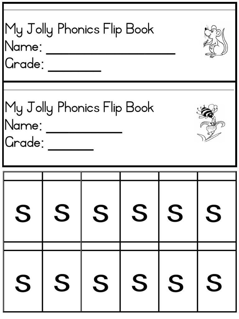 My Jolly Phonics Flip Book | PDF