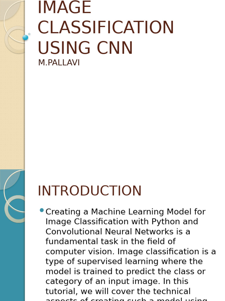 Image Classification Using CNN Pallavi | PDF | Computational Science | Artificial Intelligence
