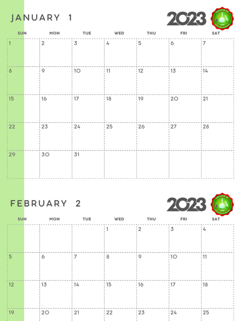 Calendar 2023 | PDF