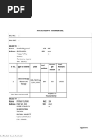Physiotherapy Bill Format | PDF | Physical Therapy | Therapy