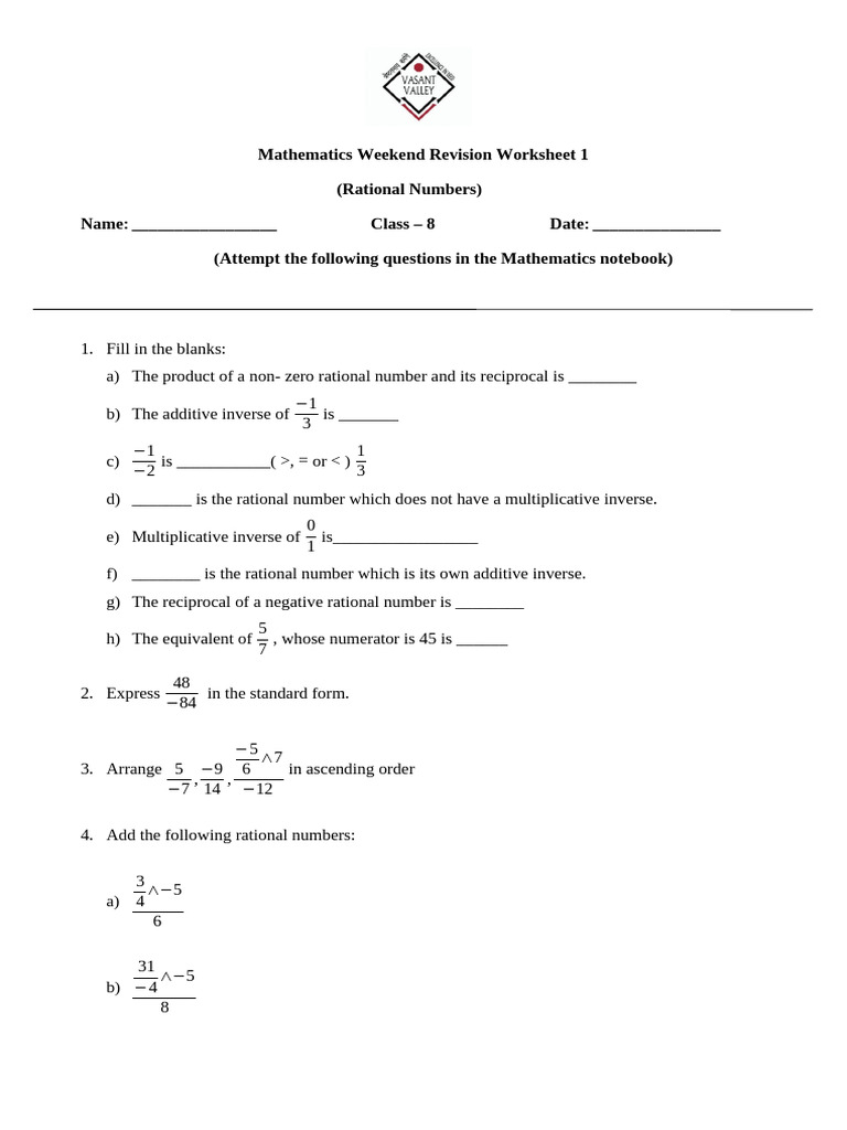 Weekend Worksheet 1, LC 1 - CL 8 | PDF