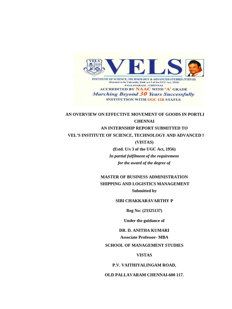 The Effective Movements of Goods in Portlink Inc | PDF | Cargo | Logistics