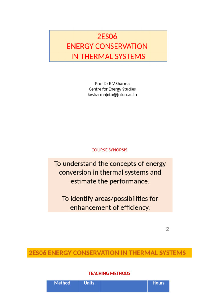 02ES06 Unit 1a Energy Scenario | PDF | Energy Conservation | Energy ...