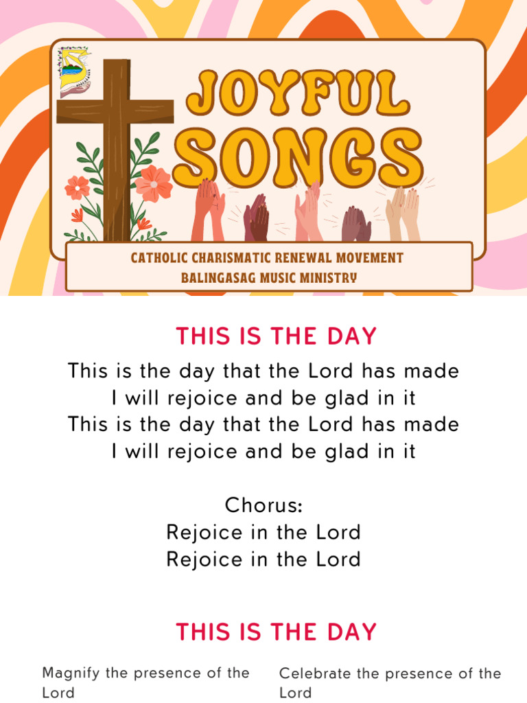 Joyful Songs CCRM | PDF