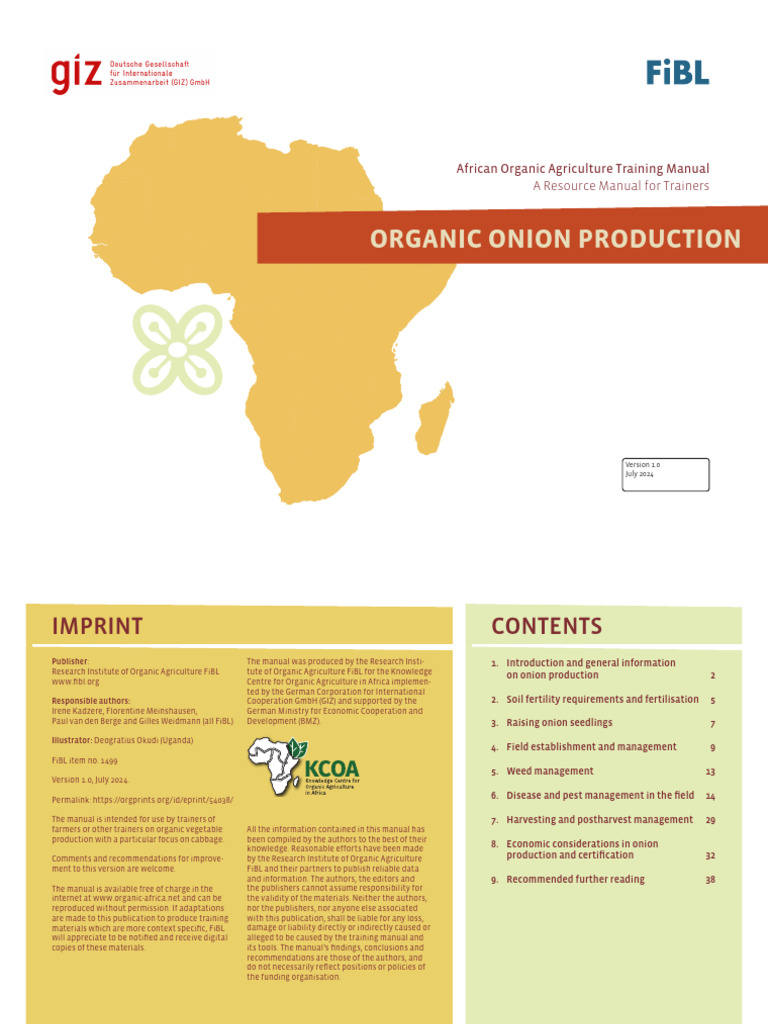 1499 Onion Africa | PDF | Onion | Crop Rotation