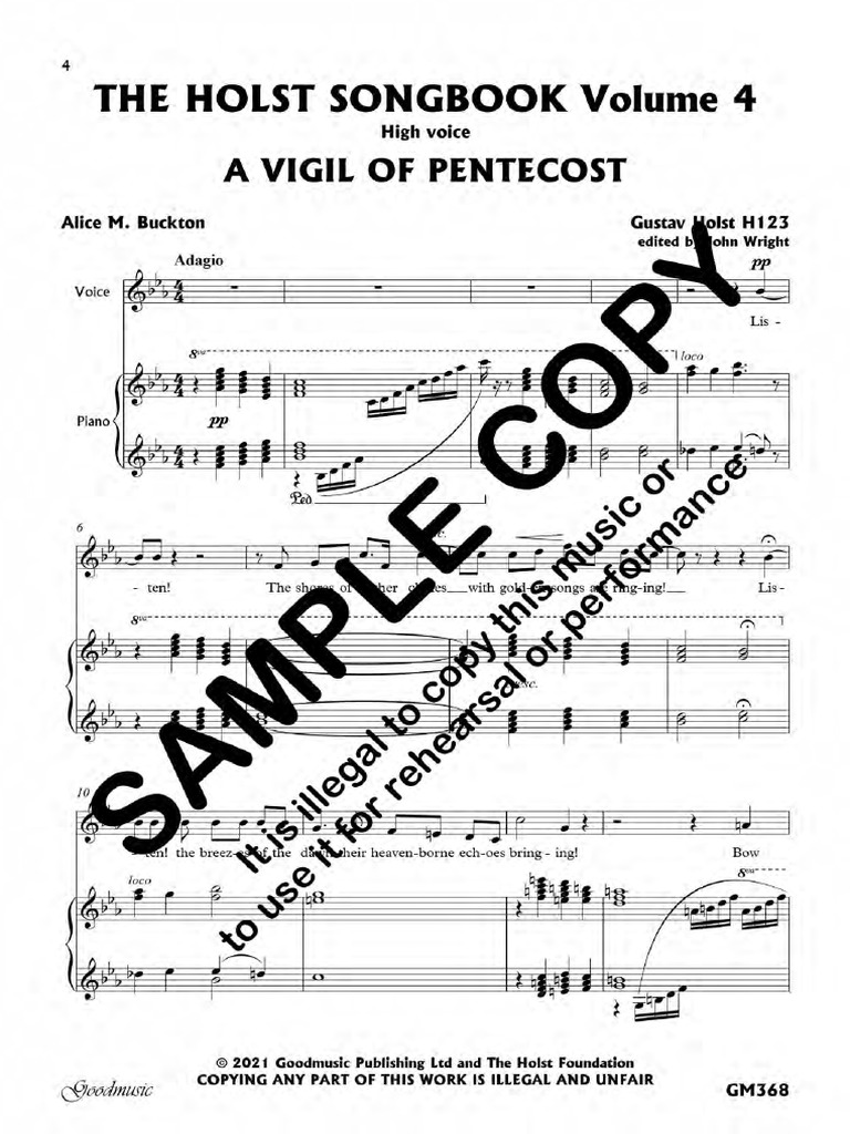 A Vigil of Pentecost | PDF