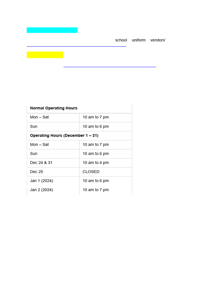 Uniform Matters - Bibi Baba and Finest 2025 | PDF | Retailing